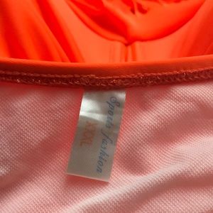 Neon Orange | Swim | Neon Hot Orange Xxxl Bikini Straplessneckunderwire ...